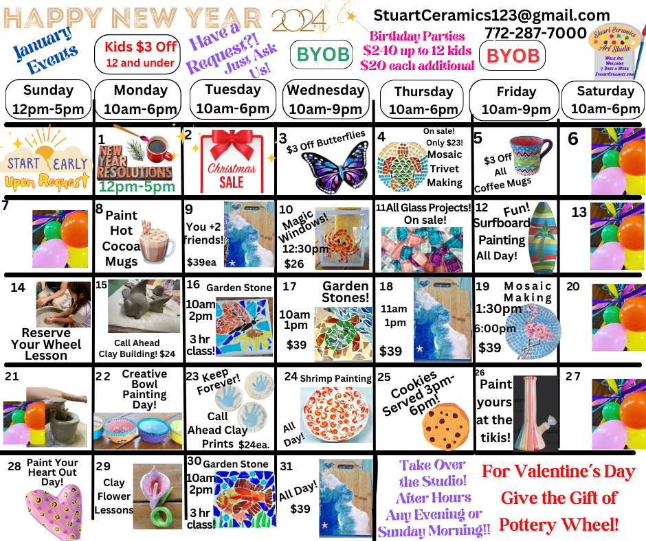 Stuart Ceramics – Pottery Studio | Ceramics Painting Studio